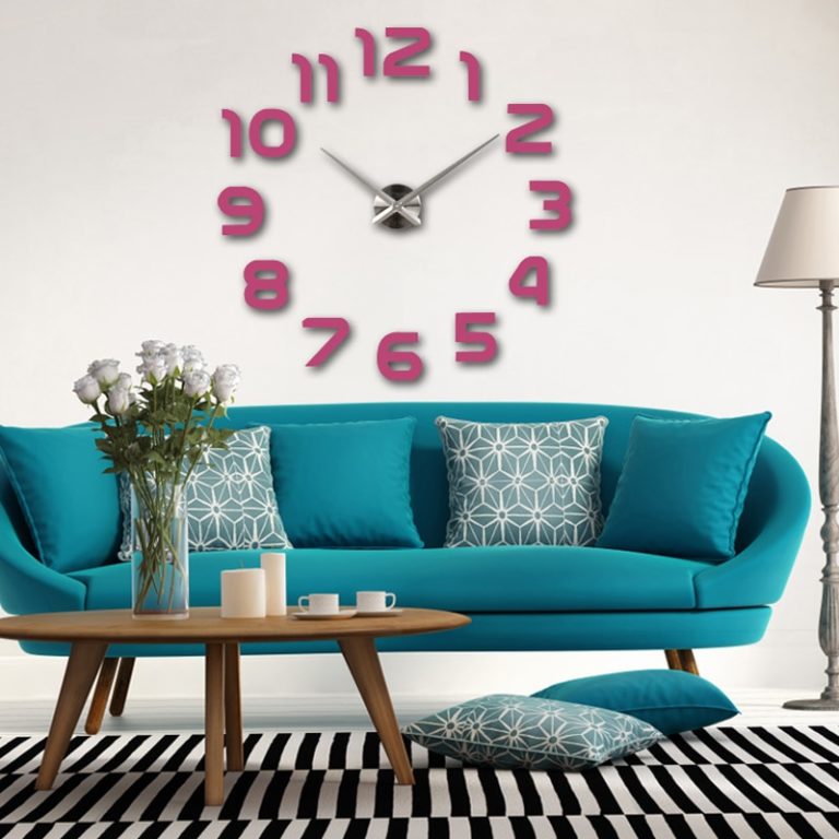 DIY Minimalistic Design Self-Adhesive Wall Clock - My Homy Shop